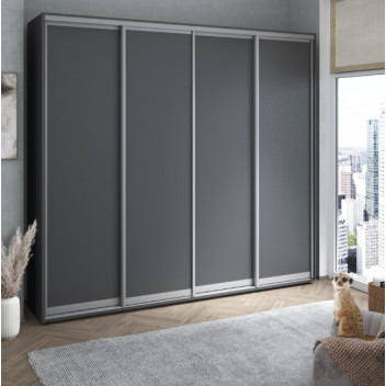 Dulap Cupe Fenix, Usi PAL, Antracit, 300x60x240 cm