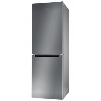 Frigider cu congelator Indesit LI8SN2EX, Gri