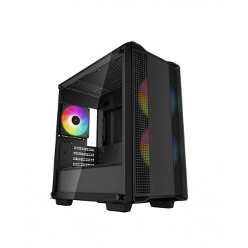 DEEPCOOL ''CC360 ARGB'' Micro-ATX Case, with Side-Window (Tempered ...