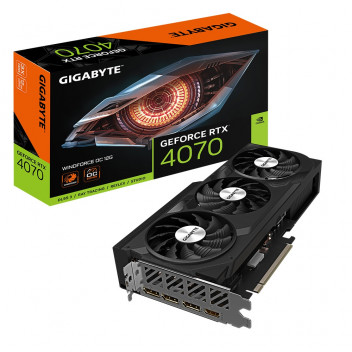 Gigabyte GeForce RTX 4070 WINDFORCE OC 12G / 12GB GDDR6X 192bit, 2490 ...