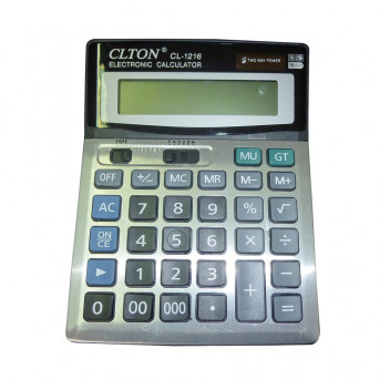 Calculator de birou 16 cifre dual power ecran inclinat
