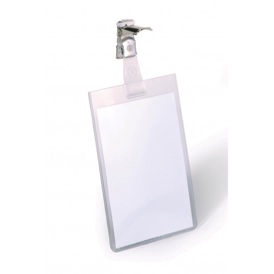 Ecuson vertical Durable, 90 x 60 mm, cu clip