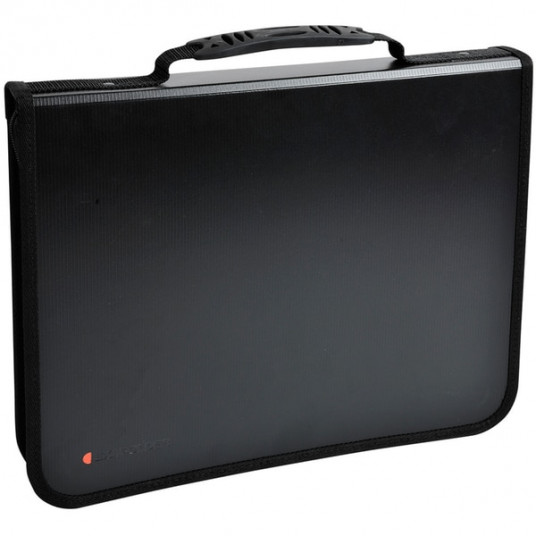 Mapa documente EXACOMPTA Exactive, plastic, 7 compartimente, negru