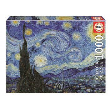 PUZZLE EDUCA The Starry Night, Vincent Van Gogh 1000 BUC.