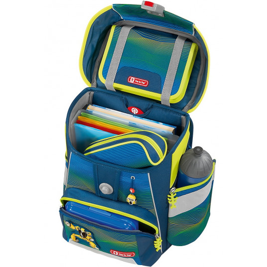 Rucsac scolar Step by Step Power Robot 5pcs Set