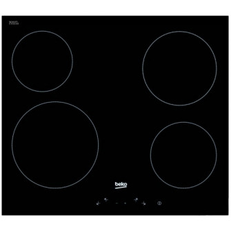 Plita electrica incorporabila Beko HIC64401, 4 arzatoare, Negru