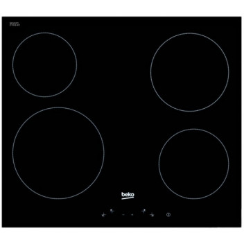 Plita electrica incorporabila Beko HIC64401, 4 arzatoare, Negru