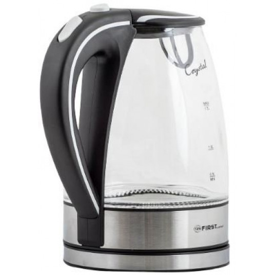 Fierbator de apa electric First FA54062BA, 1.7 l, 2200 W, Negru