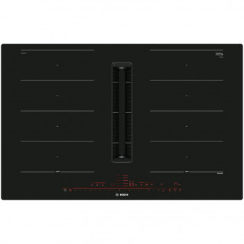 Plita incorporabila cu hota integrata Bosch PXX801D67E, Inductie, 4 ...
