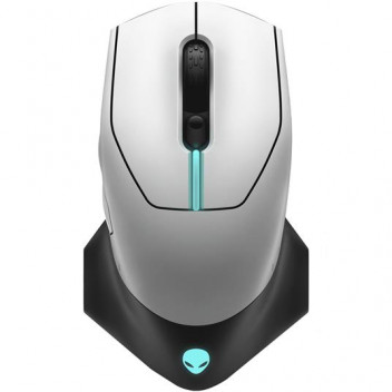 Mouse gaming wireless Alienware 610M, Lunar Light