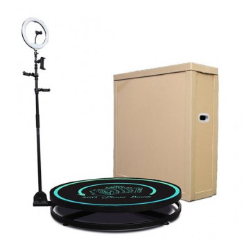 Platforma foto video Selfie 360 cu brat rotativ, led RGB, pentru ...