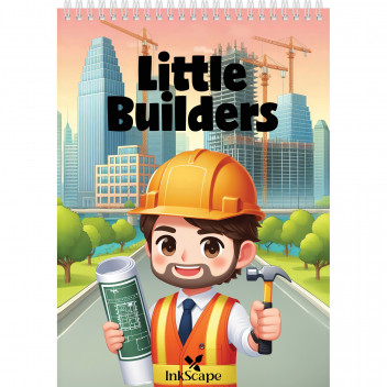 Carte de colorat si desenat pentru copii cu unelte pentru constructii ...