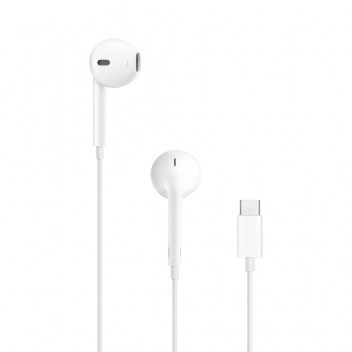 Casti Apple EarPods, USB-C, White