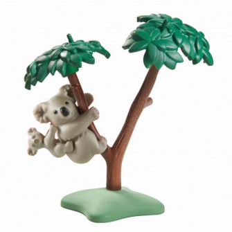 Playmobil Wiltopia - Koala cu pui in copac