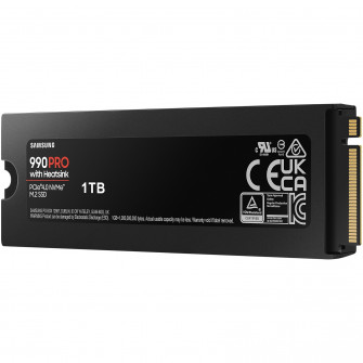 Solid State Drive (SSD) Samsung 990 PRO 1TB Heatsink, PCIe Gen 4.0 x4, NVMe, M.2.