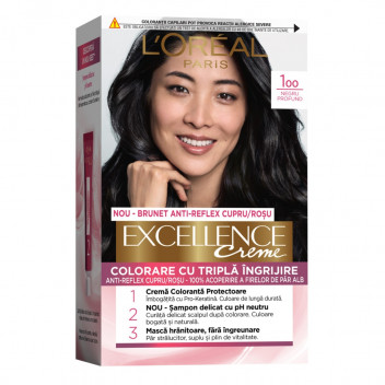 Vopsea de par permanenta cu amoniac LOreal Paris Excellence Creme 1 ...