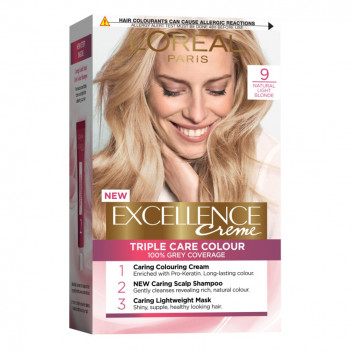 Vopsea de par permanenta cu amoniac LOreal Paris Excellence Creme 9 ...
