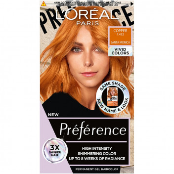 Vopsea de par permanenta cu amoniac LOreal Paris Preference Vivid ...
