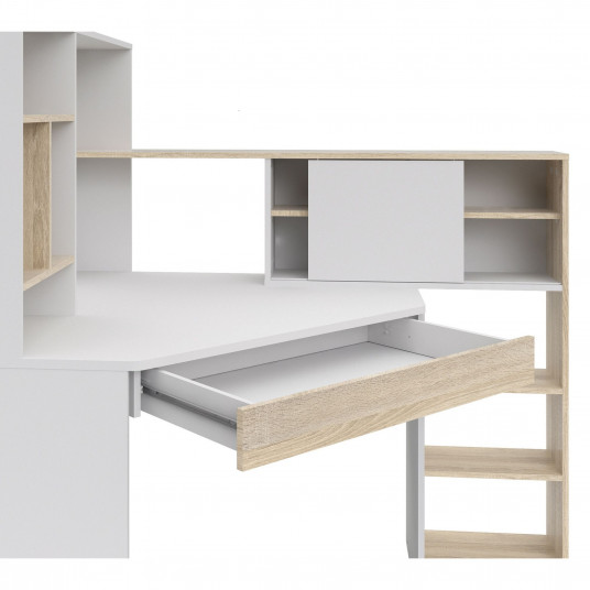 Birou Function coltar cu biblioteca, Tvilum