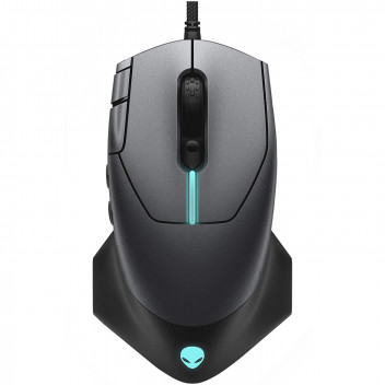 Mouse gaming Alienware 510M, Iluminare RGB, Negru