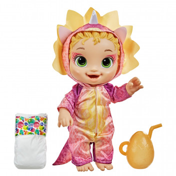 Bebelus Baby Alive - Dino Cuties, fetita blonda