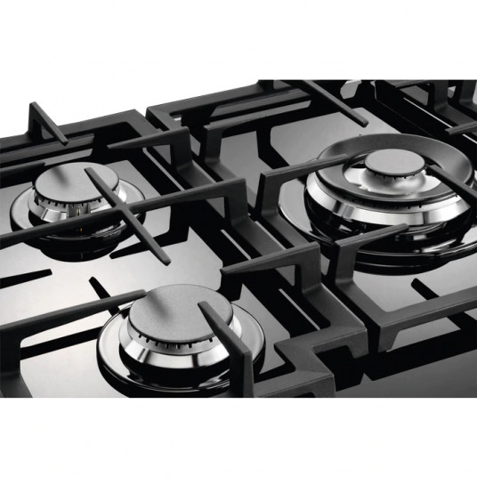 Plita incorporabila AEG HKB75540NB, Gaz, 5 zone de gatit, Aprindere ...