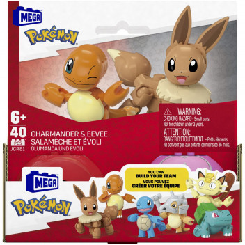 Set de constructie Pokemon Mega Construx - Doua Bile, Charmander si ...