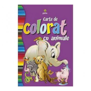 Carte de colorat cu animale, Carte colorat