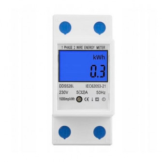 Contor de energie electrica monofazat, 230V, AC 50Hz, Afisaj digital ...
