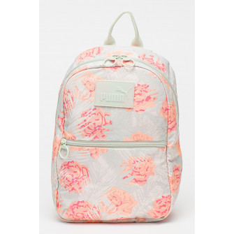 Puma, Rucsac cu logo cauciucat Core Pop - 11L, Verde pal, Roz somon