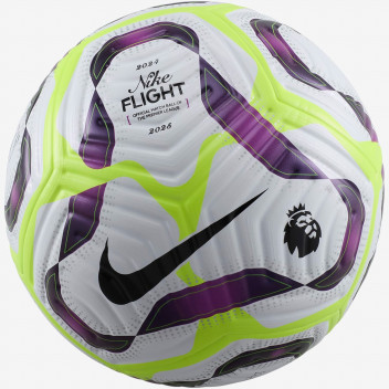 Minge fotbal Nike Premier League Flight 2025, marime 5, alb/mov