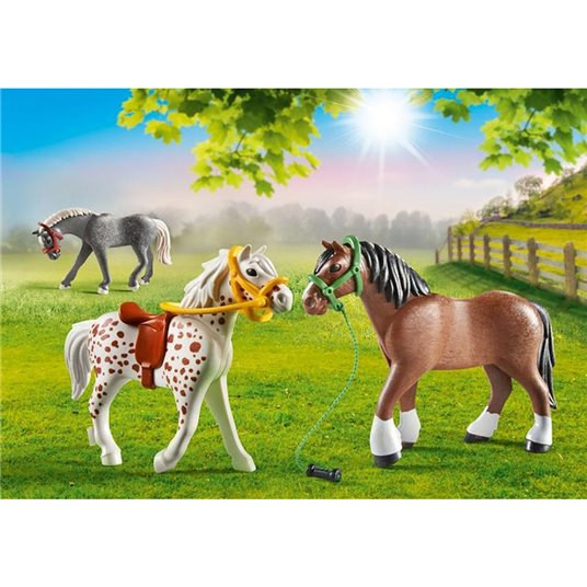 Playmobil Country - Pony Farm, Set 3 ponei
