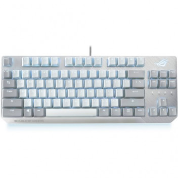 Tastatura gaming mecanica ASUS ROG Strix Scope NX TKL Moonlight White ...