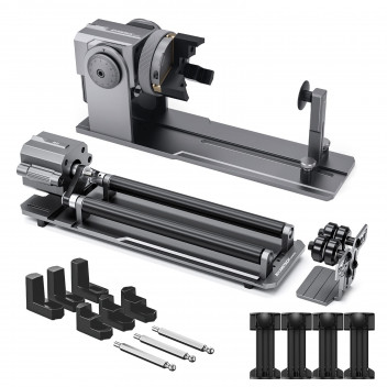 Cilindru rotativ cu roti cu gheare ATOMSTACK R1 Pro, Potrivit pentru ...