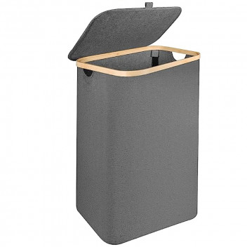 Cos de rufe cu capac, Amtok, 100L, Pliabil, 40,5/33/75cm, Rezistent la ...