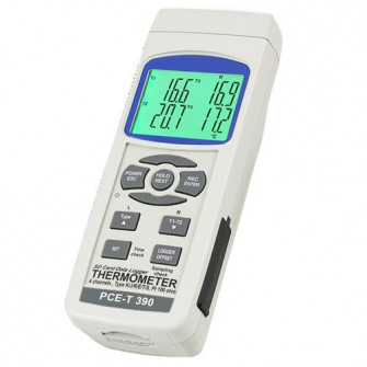 Termohigrometru, PCE Instruments, Temperatura, PCE-T390, 6 x 1.5V , 177 ...