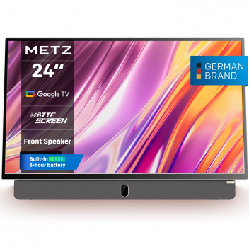 Televizor portabil METZ LED 24MPE7000, 60 cm, Smart Google TV, 12V ...