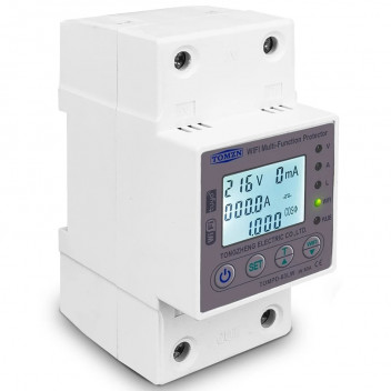 Contor monofazat inteligent TOMZN DDS238-3WIFI, Wi-Fi, 63A, 110V 220V ...