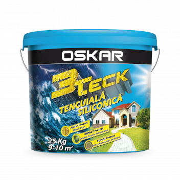 Tencuiala decorativa siliconica Oskar 3Teck, structura scoarta de copac ...