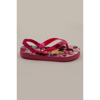 Walt Disney, Sandale slingback cu Minnie-Mouse, Fucsia, 30 EU