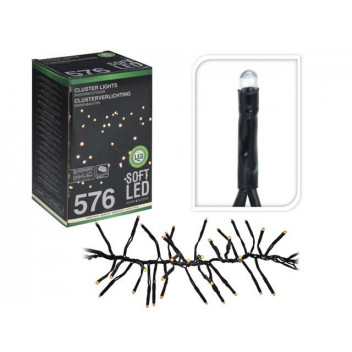 Luminita de Craciun Dense 576LED alb-cald 35m 8regim inout.