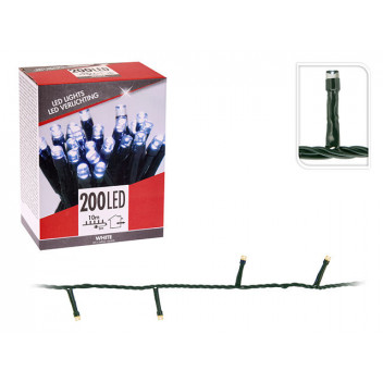 Luminite de Craciun Sarpe 200LED alb 10m inout.