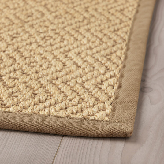 IKEA VISTOFT Covor, tesatura plata, natur 170x240 cm