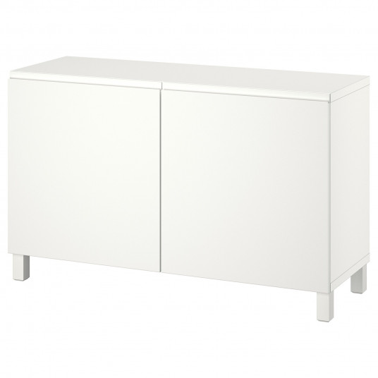 Unitate de depozitare IKEA BESTA cu usi albe Vasterviken/Stubbarp alb ...