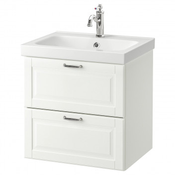 IKEA GODMORGON ODENSVIK Dulap chiuveta cu 2 sertare Kasjon Faucet ...