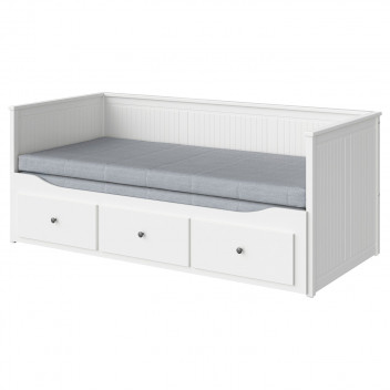 Cel mai bun divan IKEA HEMNES cu 3 sertare si 2 saltele.