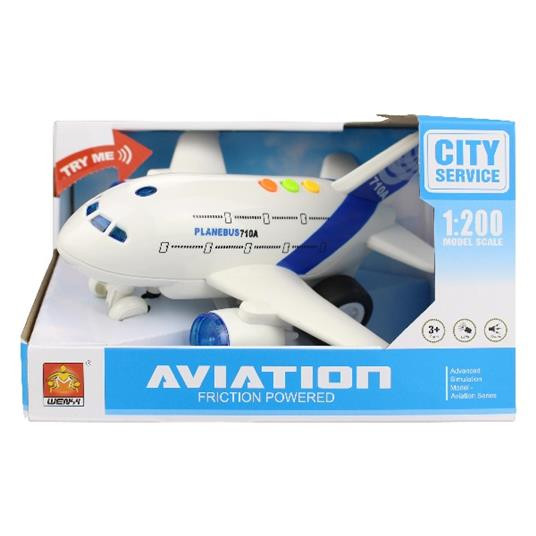 1:200 Avion cu inertie Planebus 710A (lumina/sunet)