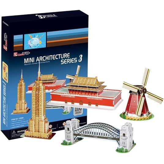 3D PUZZLE Mini Architecture