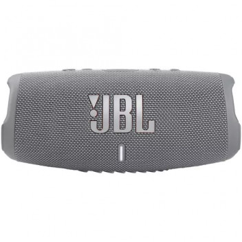 Va prezentam JBL Charge 5 Grey: boxa Bluetooth portabila suprema pentru iubitorii de muzica.