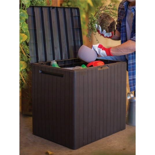 Cutie depozitare pentru gradina Keter City Storage Box 113L Brown